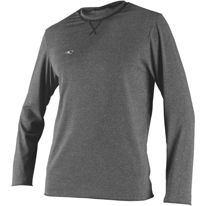 2025 O Neill Mens Trvlr Hybrid Long Sleeve Sun Shirt 4879 Graphite